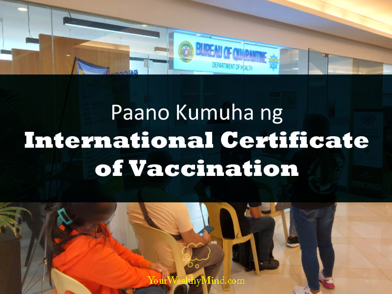 Paano Kumuha ng International Certificate of Vaccination